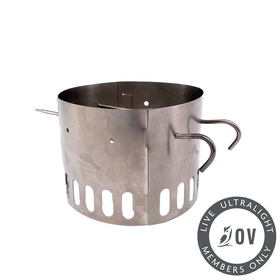 TOAKS Stand (Alcholol Stove Dual Pot Stand and Windscreen) – OutdoorVitals